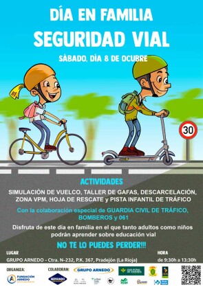 Fundación Arnedo organiza jornada de seguridad vial en familia