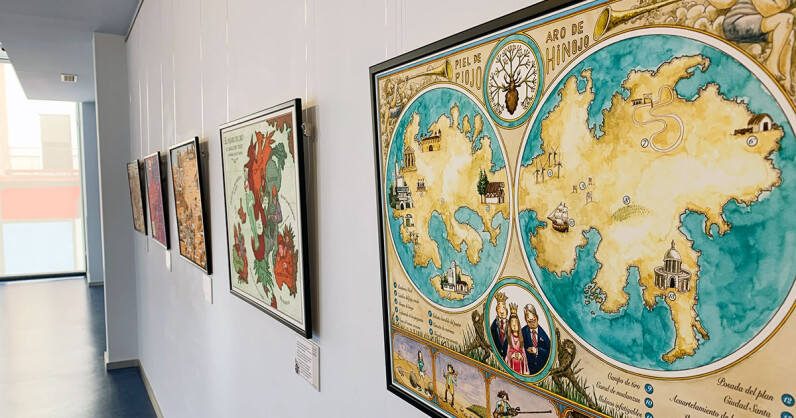 Los mapas de los cuentos tradicionales, reunidos en una exposición | El ...