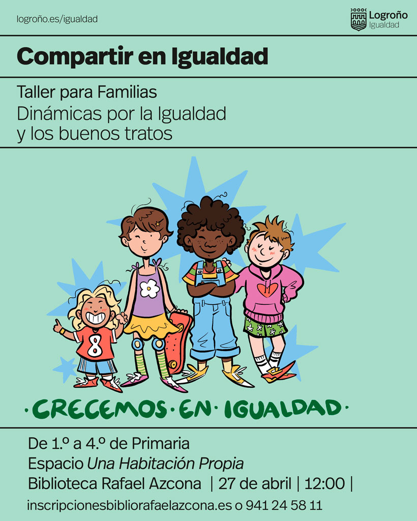 Talleres sobre igualdad para familias